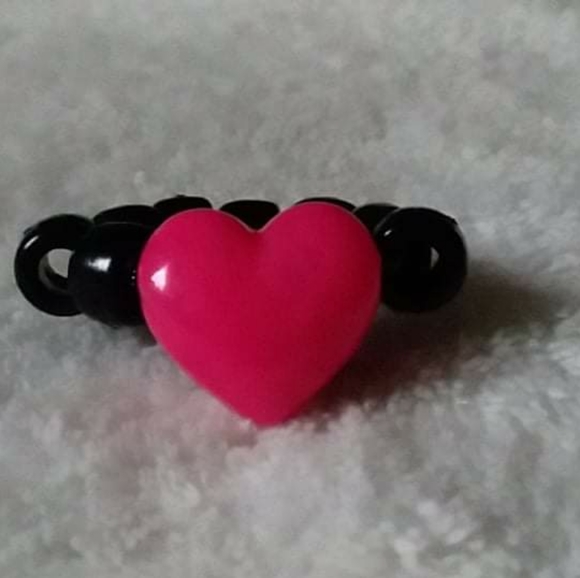 Jewelry | Pink Heart Kandi Ring | Poshmark